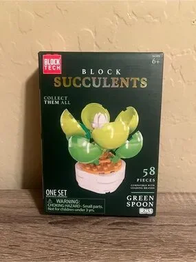 Block Tech | Toys | Block Tech Succulents Green Spoon Five Below Build ...